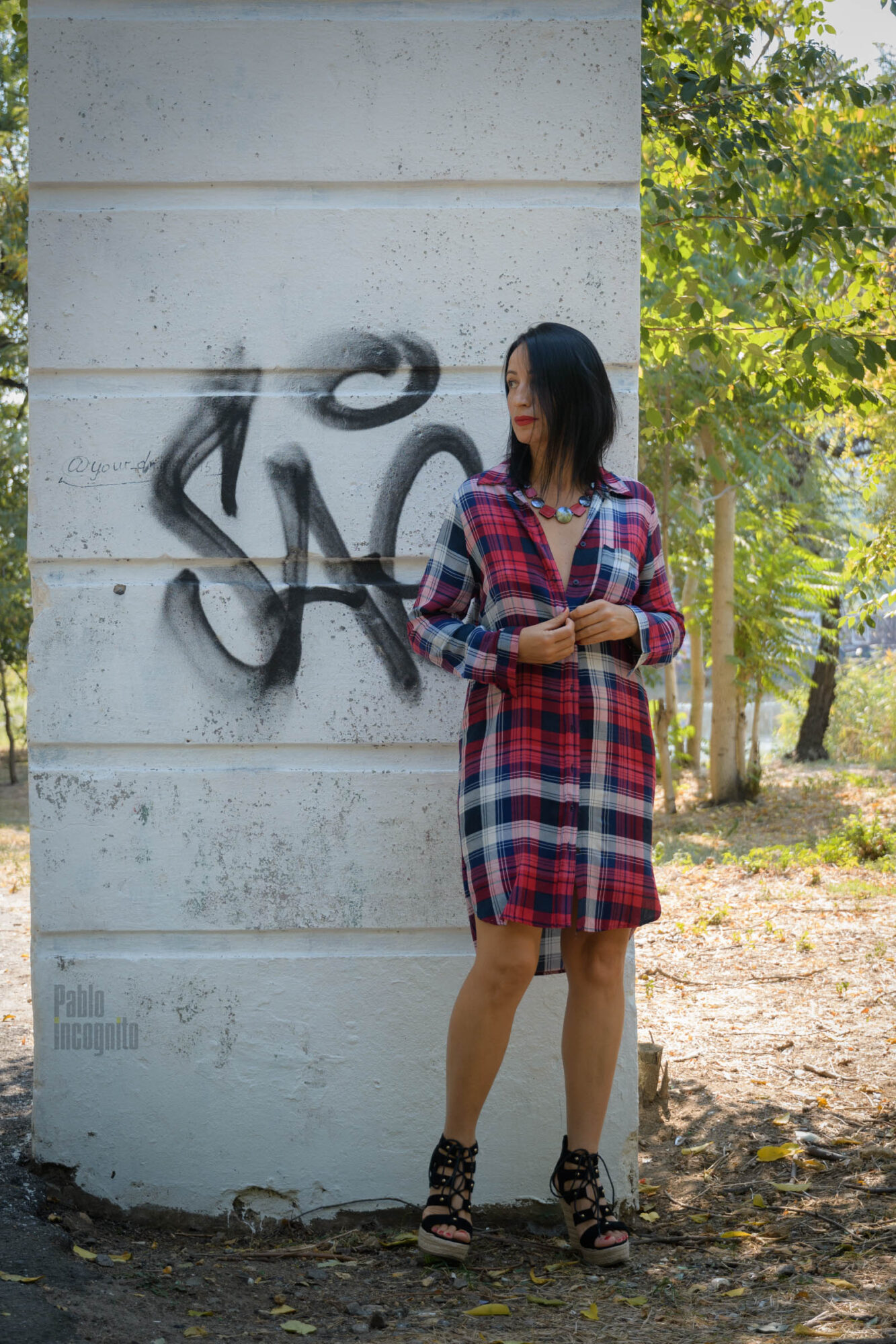 Checkered pillars - Pablo Incognito